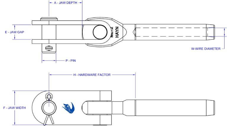Swage Rigging Toggles - Hayn