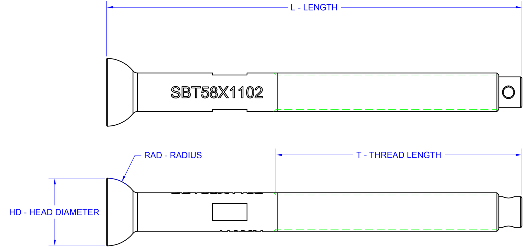 Threaded Stemballs - Hayn